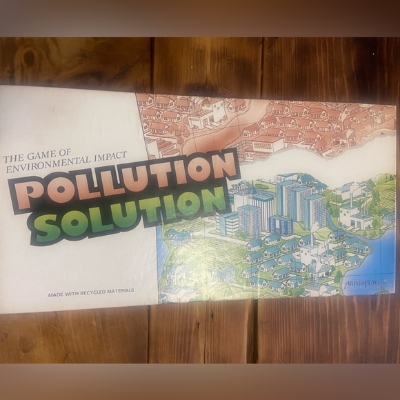 Vintage | Games | Vintage Pollution Solution Aristoplay Table Top Bored ...